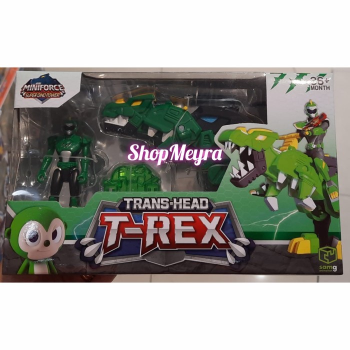 Jual Sale Miniforce Super Dino Power Trans Head T-Rex | Shopee Indonesia