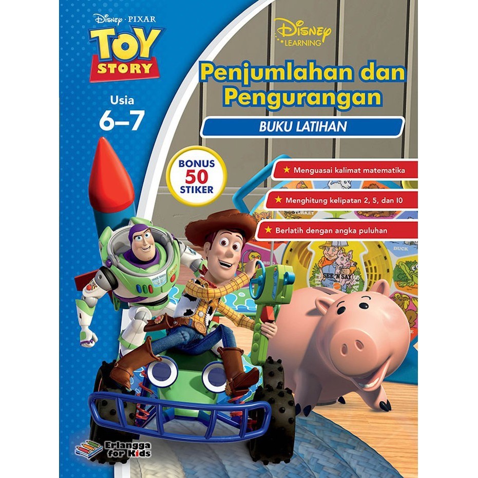 Jual Buku Anak DISNEY LEARNING Toy Story : Penjumlahan dan Pengurangan ...