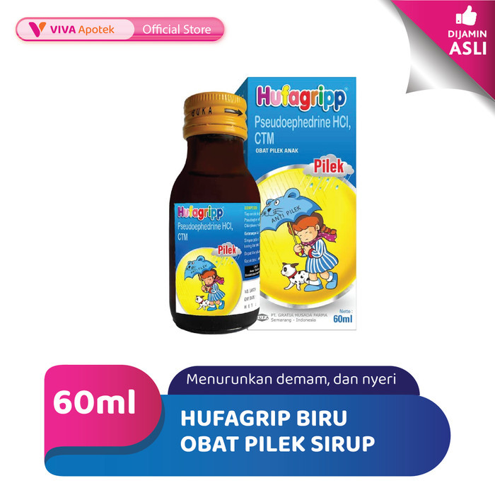 Jual Hufagrip Pilek Sirup Membantu Meringankan Pilek Anak (60 ml ...