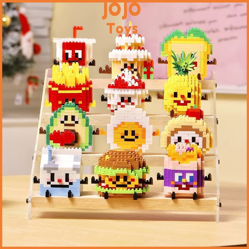 Jual JOJO Mainan Balok Susun Buah Nano Blocks Mini Series Model 3D DIY ...