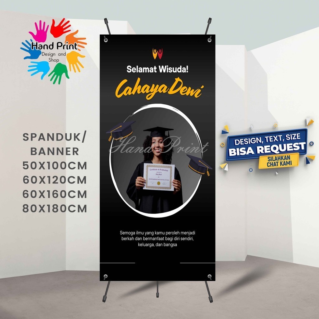Jual Cetak Spanduk Banner Selamat Wisuda Kelulusan Perayaan Graduation ...