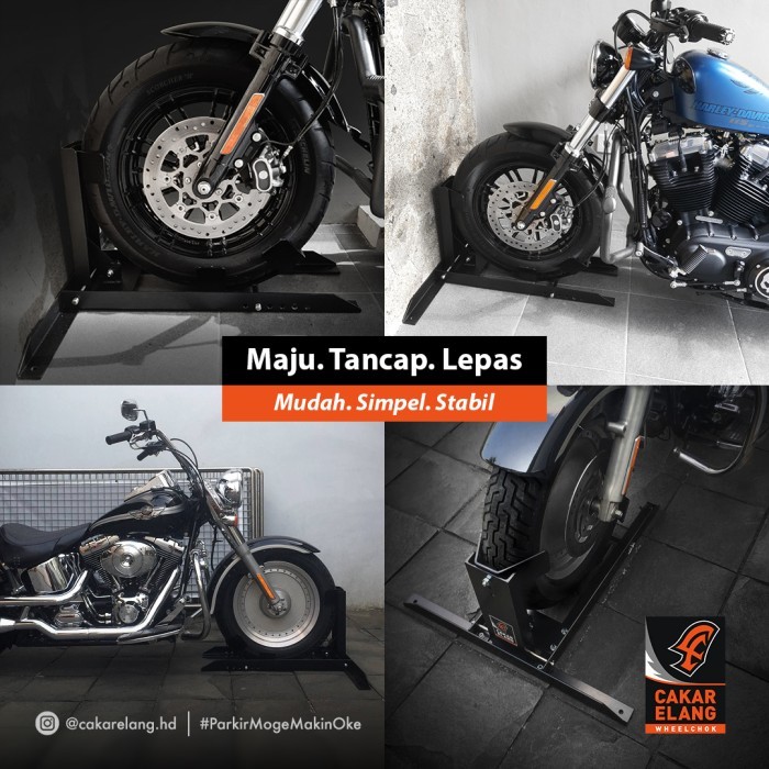 Jual New!!! Standar Paddock Wheel Chock Harley Ducati Trail Motor Besar ...