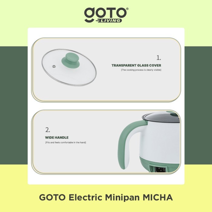 Jual NEW SERIES GOTO MICHA PANCI LISTRIK ELEKTRIK MINI FRY PAN HOTPOT ...