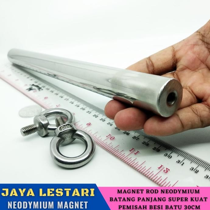 Jual MAGNET ROD NEODYMIUM BATANG PANJANG SUPER KUAT PEMISAH BESI BATU ...