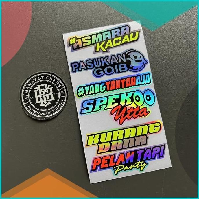Jual Sticker Papan Stiker Mini Set Cutting 8JVLZ4 tools n parts ...