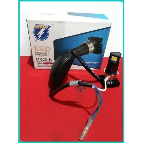Jual lampu Led motor putih 3 sisi lampu utama motor Led 8JVLZ4 ...