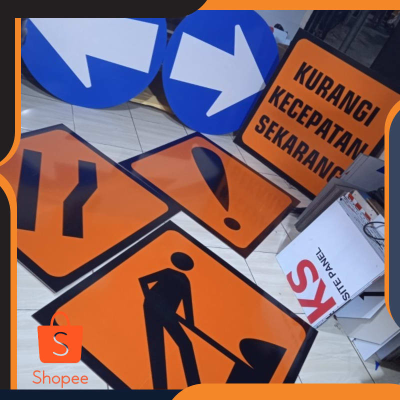 Jual Promo Rambu Pesanan Khusus Bapak Irawan Ukuran 90x90/D.90 cm. Plat ...