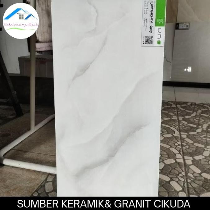 Jual Sale!! Keramik Dinding 30X60 Motif Marmer Carara | Uno Continental Grey | Shopee Indonesia