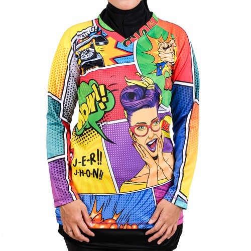Jual Jerjhon Jersey Olahraga Sepeda Goes Wanita Slim-fit Panjang - WOW ...