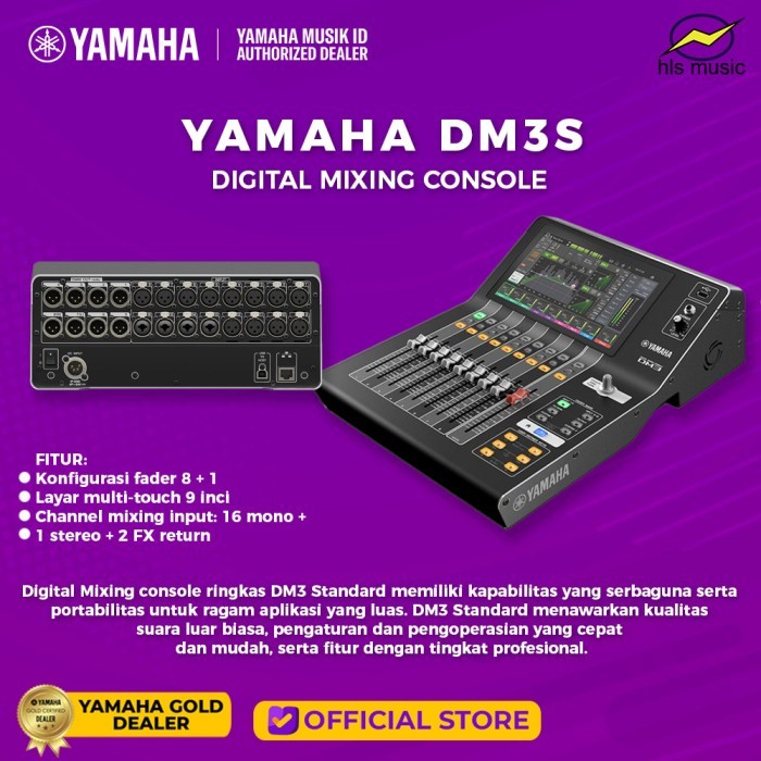 Jual Yamaha DM3S / DM3 Standard Digital Mixing Console 16 Channel Input | Shopee Indonesia