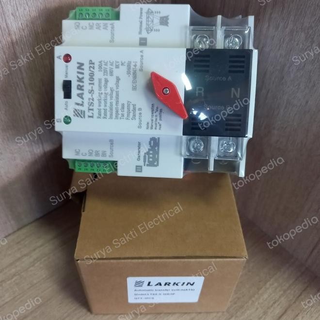 Jual Larkin Lts - 2 Ats Changeover Cos 2P 1 Phase Otomatis Genset Ohm Lts2 | Shopee Indonesia