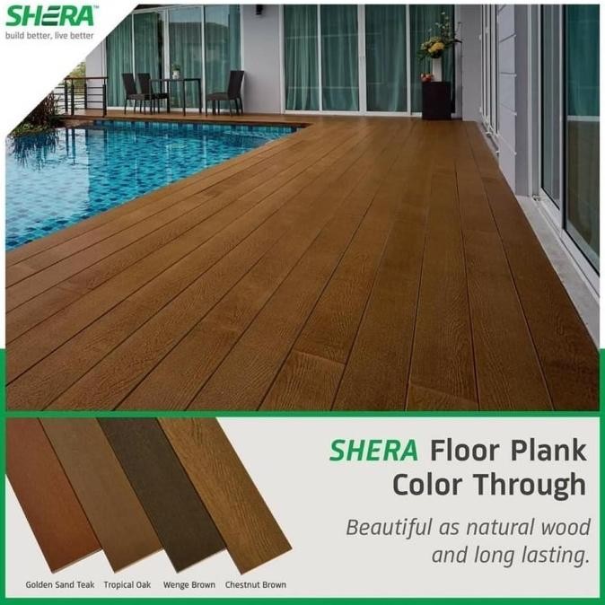 Jual Shera Floor Plank Color Through - Straight Grain - Golden Sand ...
