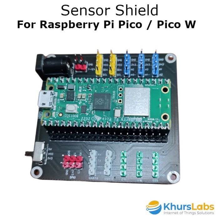 Jual Raspberry Pi Pico / Pico W Sensor Shield Developer Board Io Expansion Otr | Shopee Indonesia