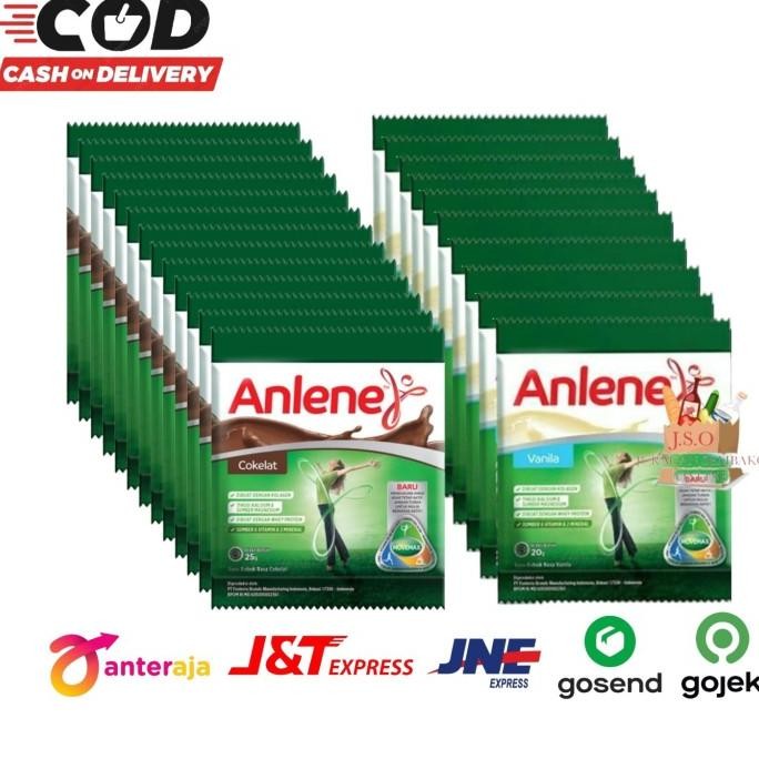 Jual Anlene Actifit Gold Susu Bubuk Cokelat Vanila Renceng Isi 10 ...