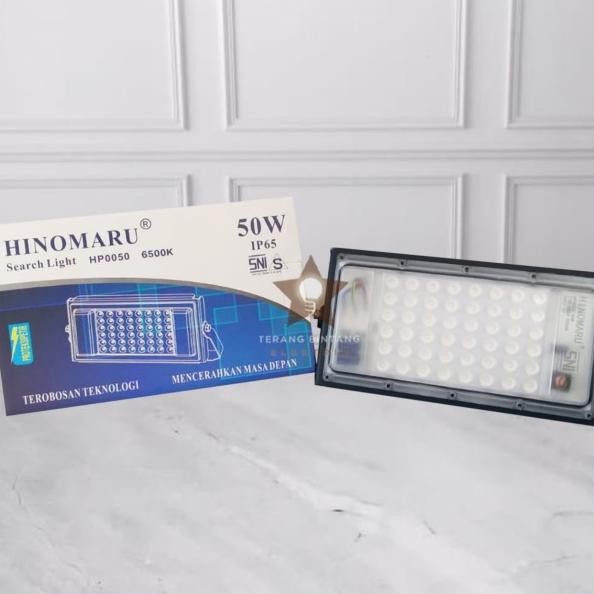 Jual Lampu Sorot Led - Flood Light Hinomaru 50 Watt Putih / Warm White | Shopee Indonesia