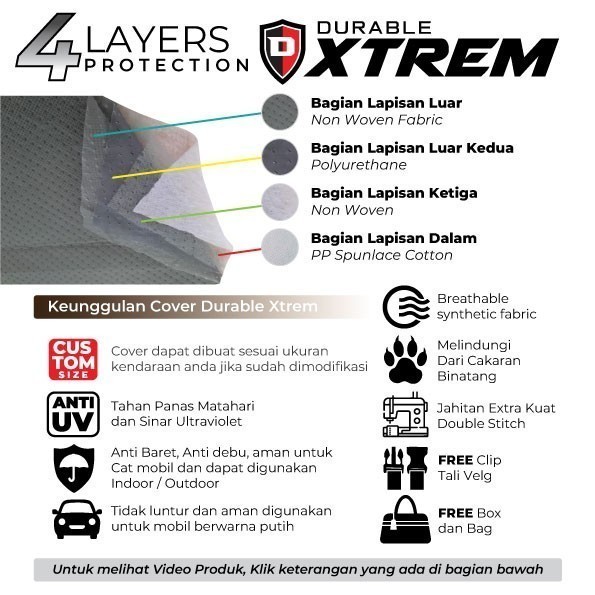 Jual Cover Mobil Xtrem Toyota New Avanza Veloz Kijang Innova Reborn ...