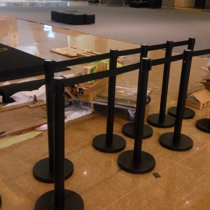 Jual Tiang antrian MURAH hitam | Shopee Indonesia