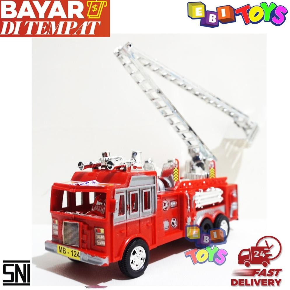 Jual Termurah Mainan Mobil Pemadam Kebakaran Damkar Mb124 Murah Tangga ...
