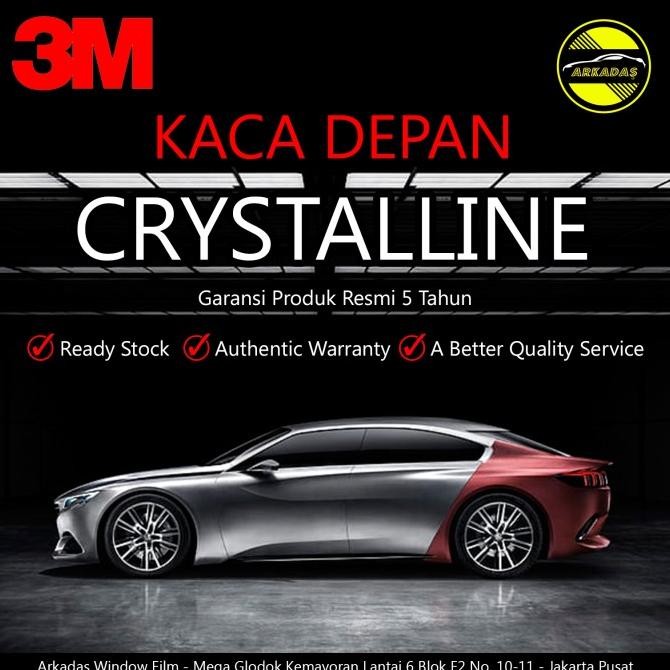 Jual KACA FILM / KACAFILM MOBIL 3M CRYSTALLINE / MEDIUM CAR / KACA DEPAN ORIGINAL DAN TERPERCAYA ...
