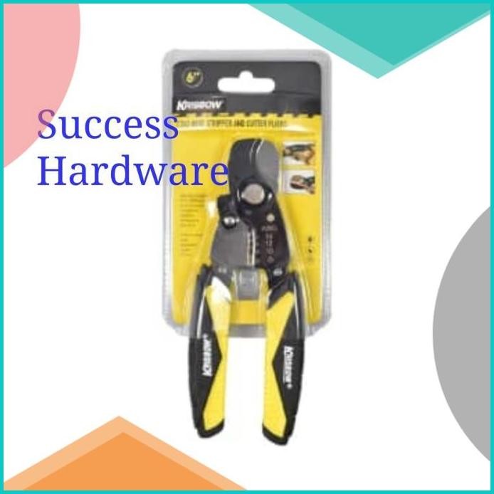 Jual KRISBOW TANG POTONG KAWAT 15.5 CM WIRE STRIPPER AND CUTTER PLIERS ...