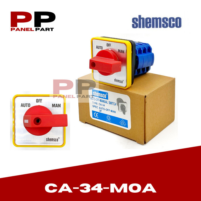 Jual ROTARY SWITCH SHEMSCO CA 34 AUTO OFF MAN ( MOA ) TERBAIK | Shopee ...