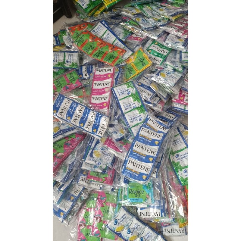 Jual sampo putus renceng hs,pantene, rijoice | Shopee Indonesia