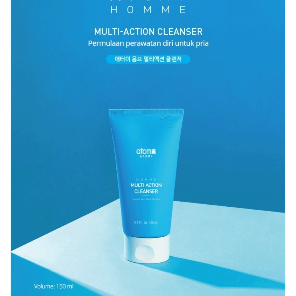 Jual Atomy Homme Multi Cleanser Sabun Muka Pria Ganteng Cakep | Shopee ...