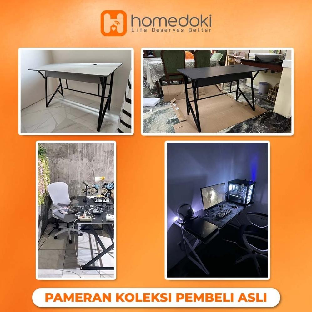 Jual Homedoki Meja Komputer / Meja Kerja / Meja Kantor Minimalis / Meja Belajar / Meja PC ...