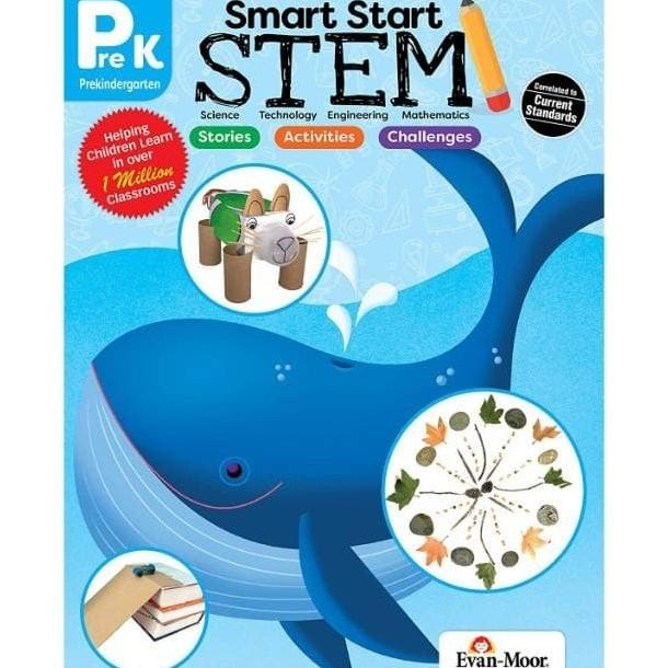Jual BEBAS ONGKIR - Evan-Moor Smart Start STEM Grade Pre-K Activity ...