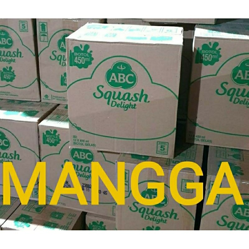 Jual sirup ABC squash mangga 460 ml per dus isi ( 12 botol ) | Shopee ...