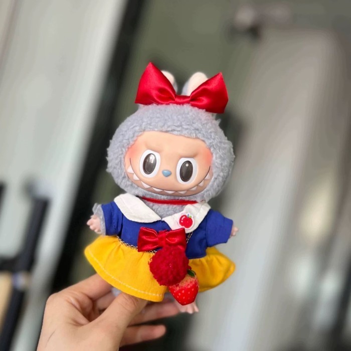 Jual LABUBU MACARON HAVE A SEAT - BAJU LABUBU SNOW WHITE CASUAL DRESS ...