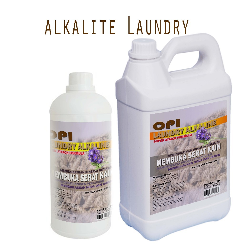 Jual Alkali Laudry pembuka serat pakaian 1 liter dan 5 liter Alkalite ...