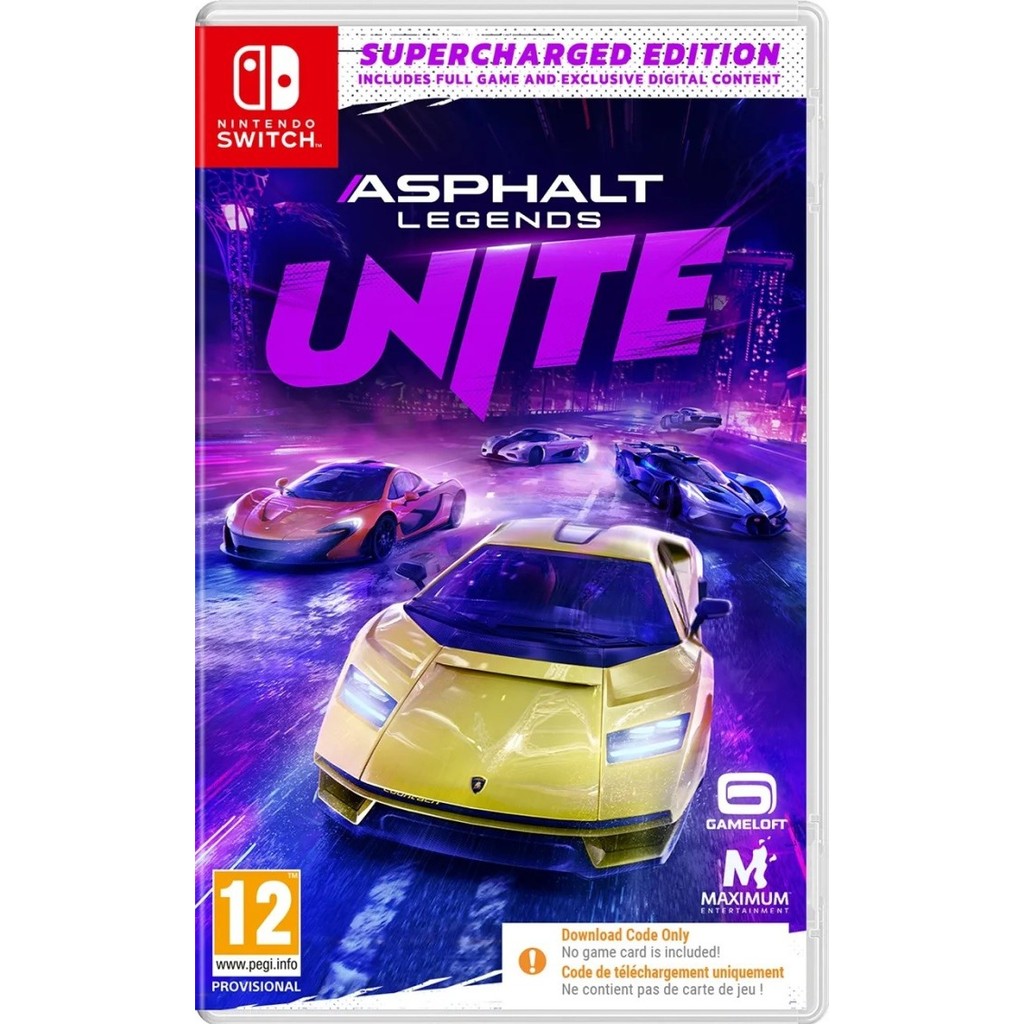 Jual (New Stock) Nintendo Switch Asphalt Legends UNITE Supercharged ...