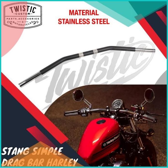 Jual Stang Motor Simple Drag Bar Motor Harley Sportster 48 883 1200 ...