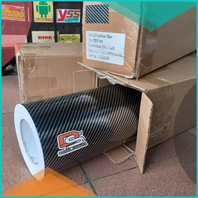 Jual Sticker Skotlet Carbon Kevlar 2D Fiber Roll 50cm x 28m 140BZ4 ...