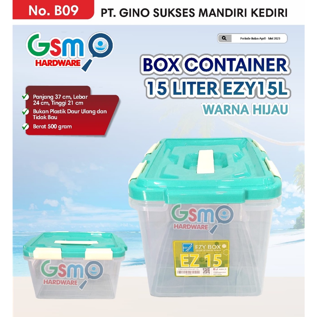 Jual Box Container 15 Liter EZY15L | Shopee Indonesia