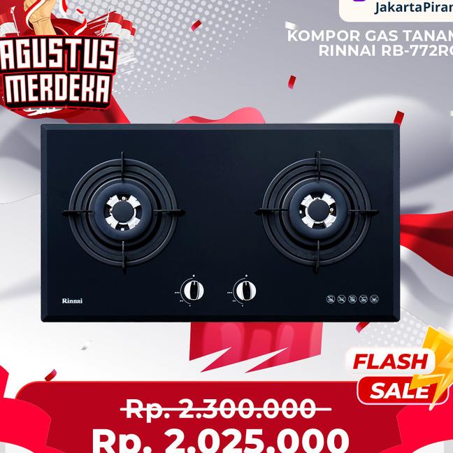 Jual Built-In Gas Hob Kompor Gas Tanam 2 Tungku Rinnai Rb-772 Ro (G) | Shopee Indonesia