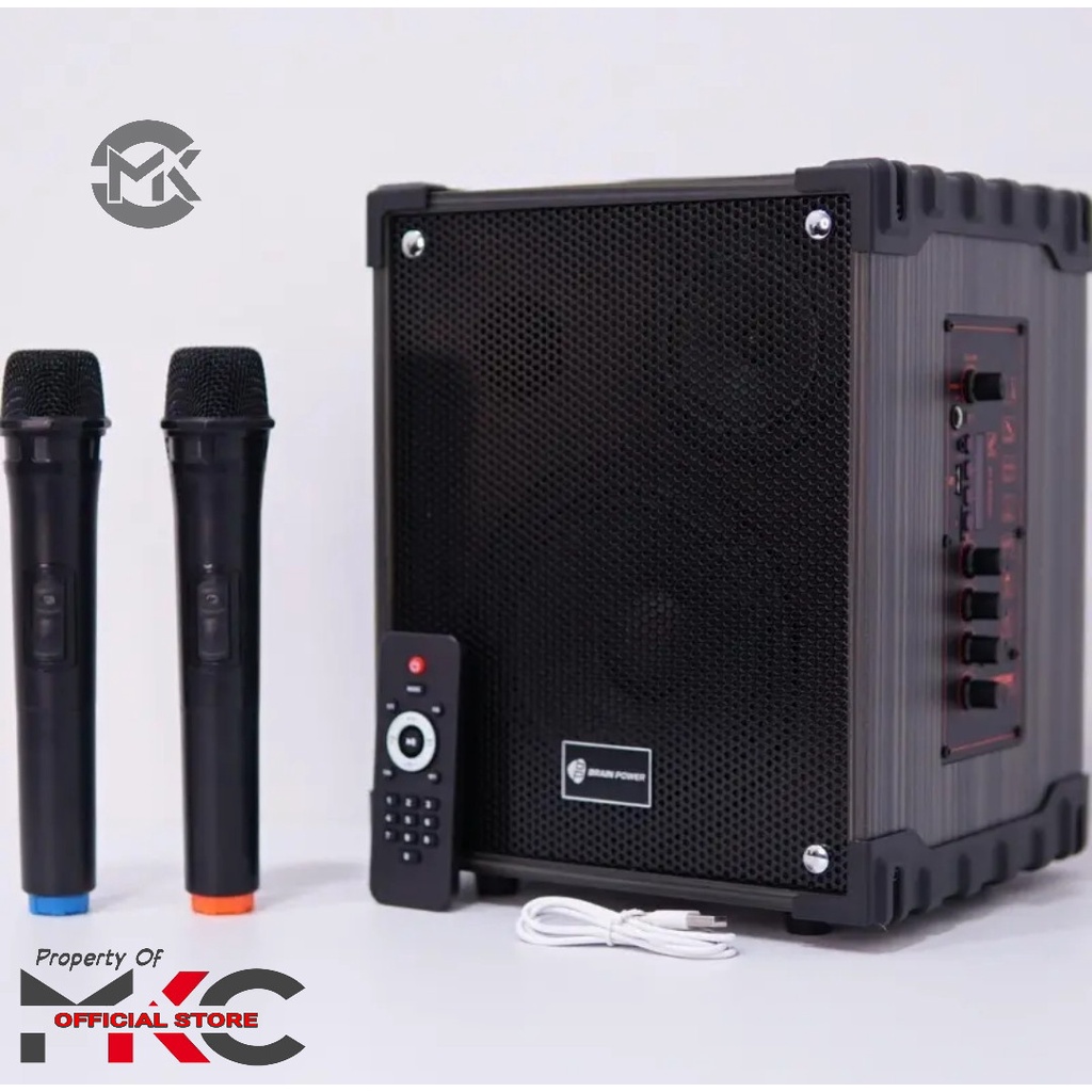 Jual MKC - Kimiso 1285H Speaker Bluetooth Free 2 Microphone Wireless ...