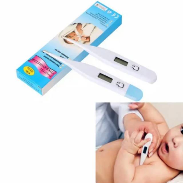 Jual Termometer digital alat pengukur suhu tubuh(kotak Biru) | Shopee ...