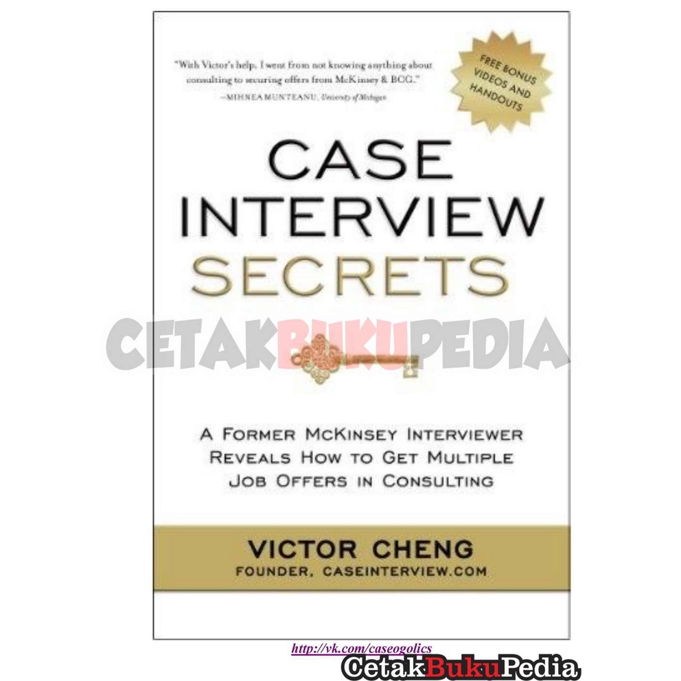 Jual Case Interview Secrets Former McKinsey Interviewer Reveals H | Shopee Indonesia