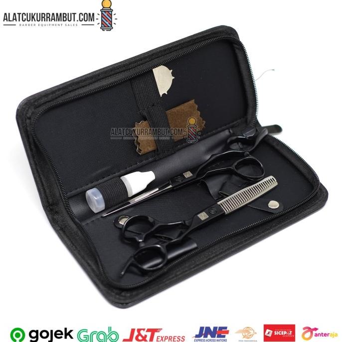 Jual OPEN RESSELER Gunting Potong Rambut Gunting Sasak Rambut Set KORYU ...