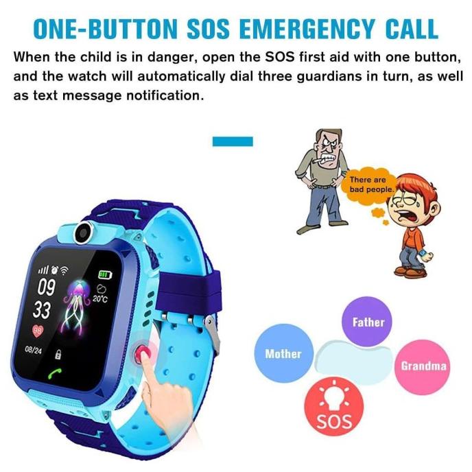 Jual JAM TANGAN ANAK PINTAR K10 GPS CAMERA TELEPON GAME MODEL Q12 ...