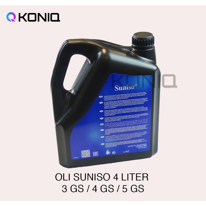 Jual Oil / Oli Suniso 3 Gs / 4 Gs / 5 Gs - Galon 4 Liter | Shopee Indonesia