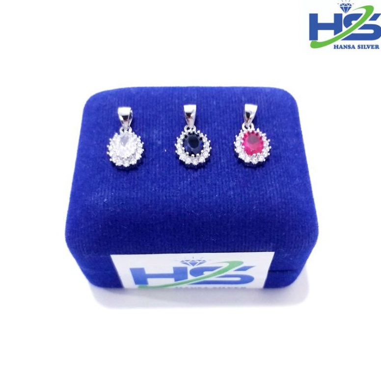 Jual RealPictc1C6o Liontin Perak Asli Silver 925 Lapis Emas Putih Model ...