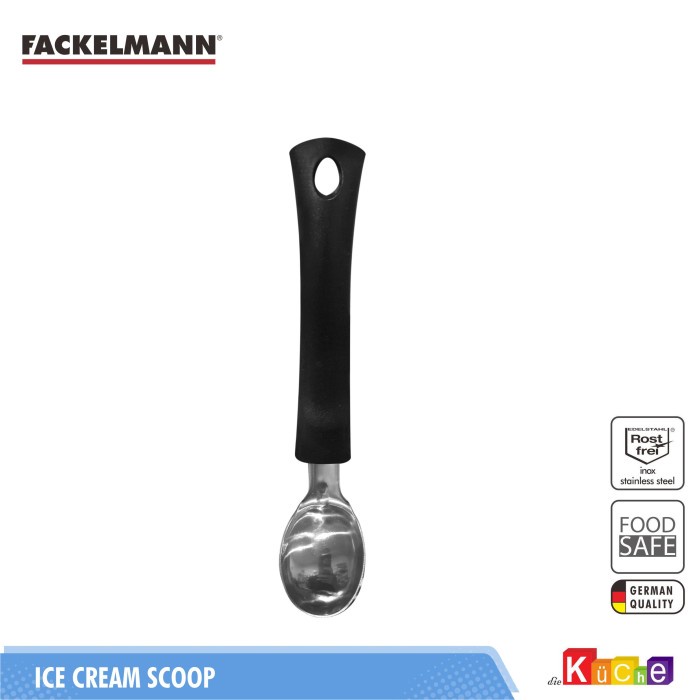 Jual FACKELMANN ICE CREAM SCOOP WITH BLACK PP HANDLE/ SENDOK ICE CREAM ...
