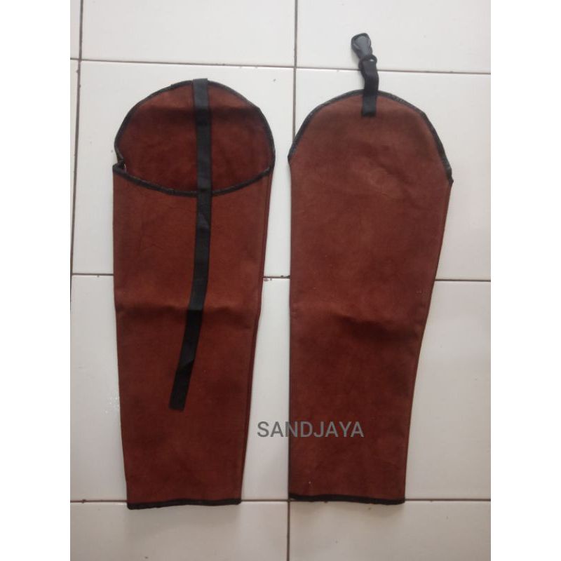 Jual Apron dada lengan kulit safety welding 1 set / celemek las proyek ...