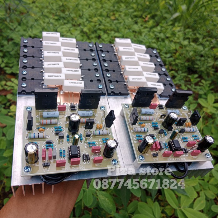 Jual 2.pcs Kit Driver power amplifier socl 506 Tef lengkap tr final 5 ...