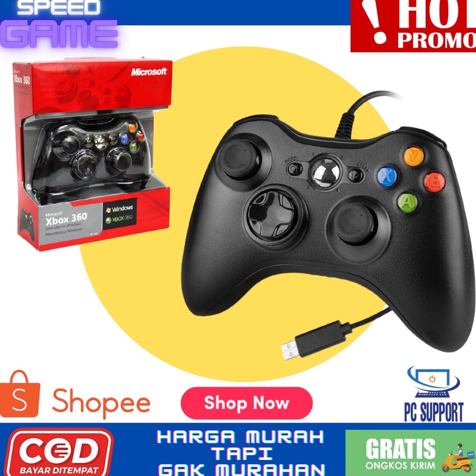 Jual [J9X » > Stik Stick gamepad JOYSTIK Xbox 360 kabel WIRED Stick ...