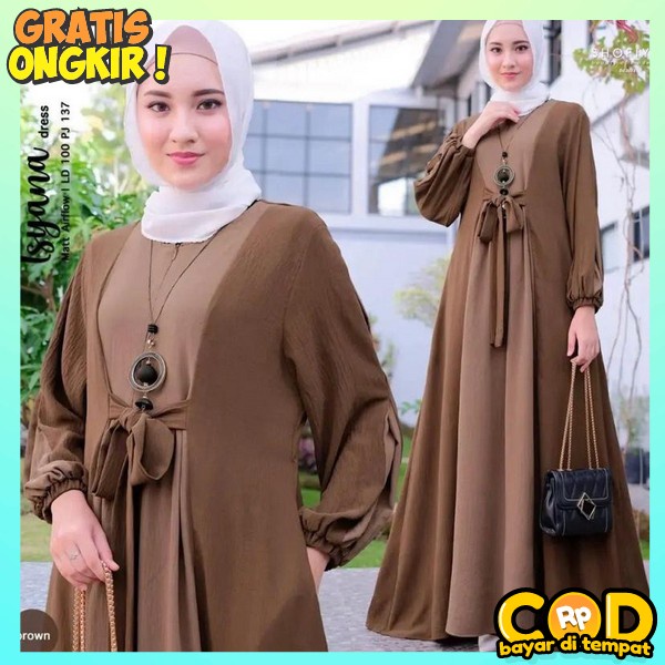 Jual Gamos Model Terbaru 2023 Gamid Import Premium Pakean Gamis Wanita ...