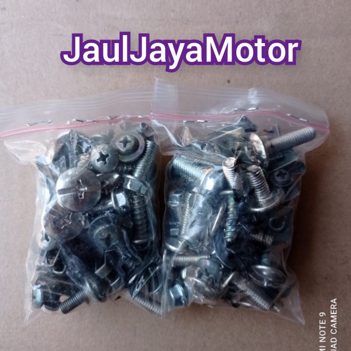 Jual Baud - Baut Scrup Full Set Body Mio Fino Injeksi | Shopee Indonesia